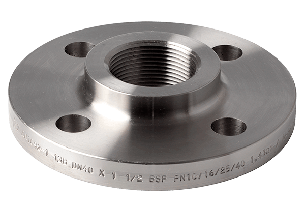 Inoxidable DN100 X 4" G - Brida roscada, EN, tipo 13B, 1.4541, EN-1092 ...